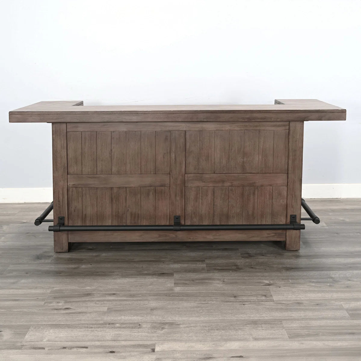 Wood Vintage Home Bar Rental – Grand Horizon Events